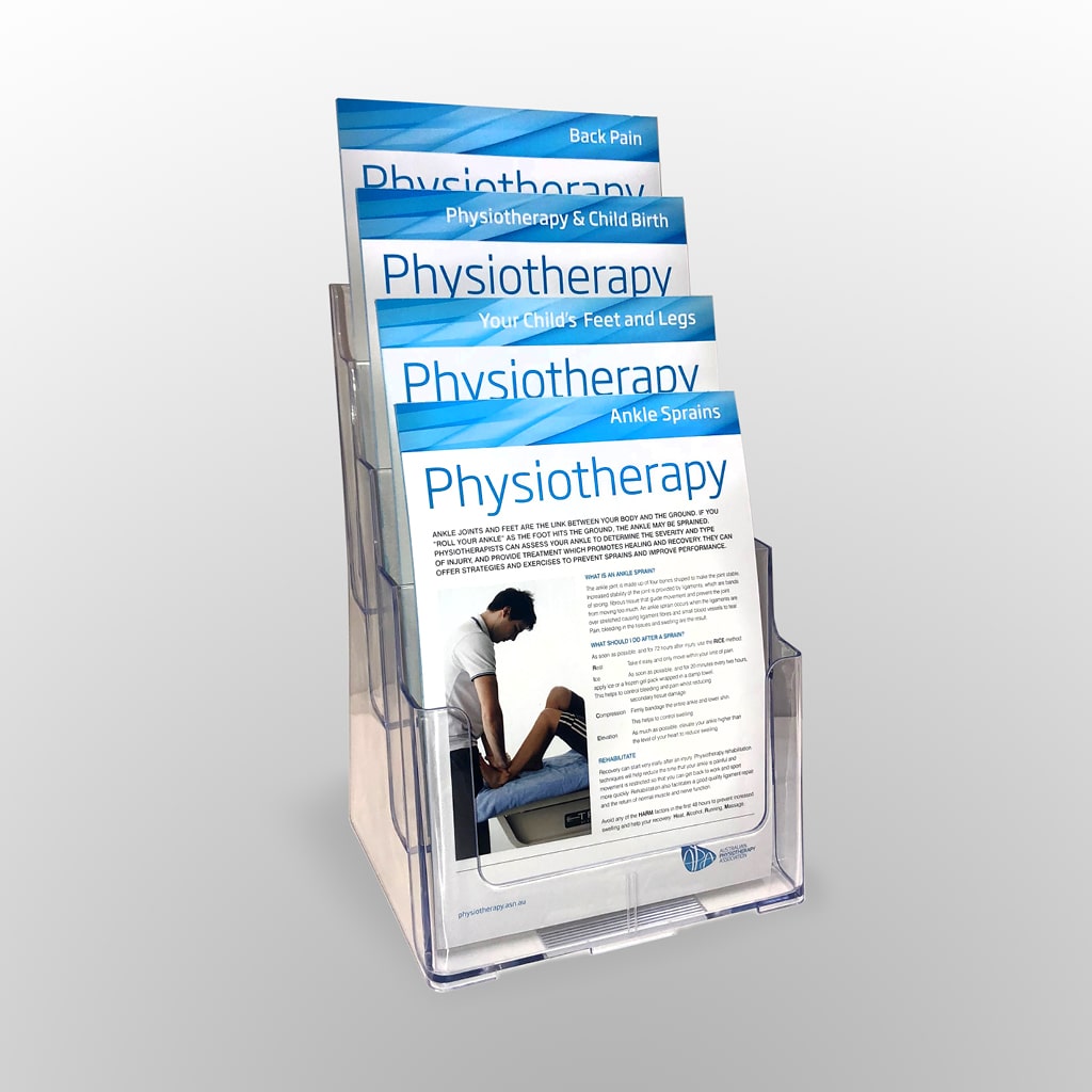 APA Display Stand A4 Package – shop4physios